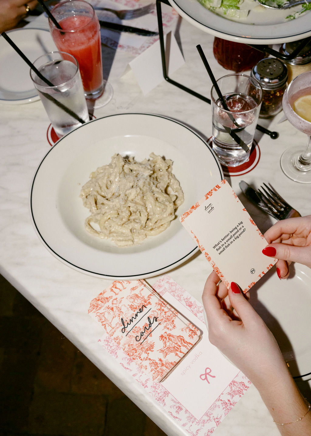 Friend of Mine Dinner Cards